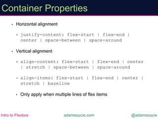 Intro to Flexbox - A Magical CSS Property | PPTX