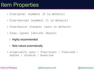 Intro to Flexbox - A Magical CSS Property | PPTX