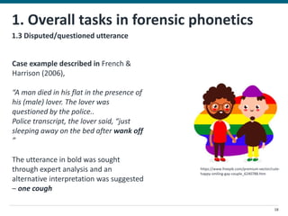 Intro to forensic phonetics | PPTX | Science