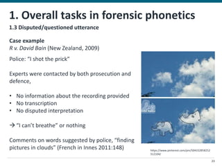 Intro to forensic phonetics | PPTX | Science