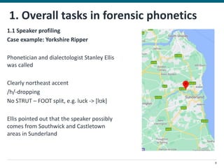Intro to forensic phonetics | PPTX | Science