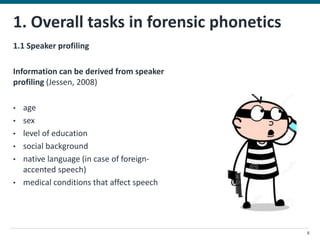 Intro to forensic phonetics | PPT