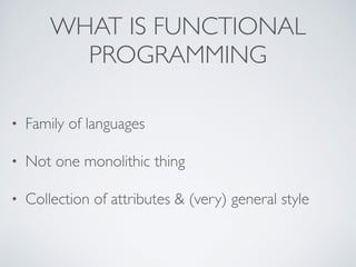 A (very brief) into to Functional Programming | PPT