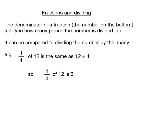 Introduction to Fractions | PPT