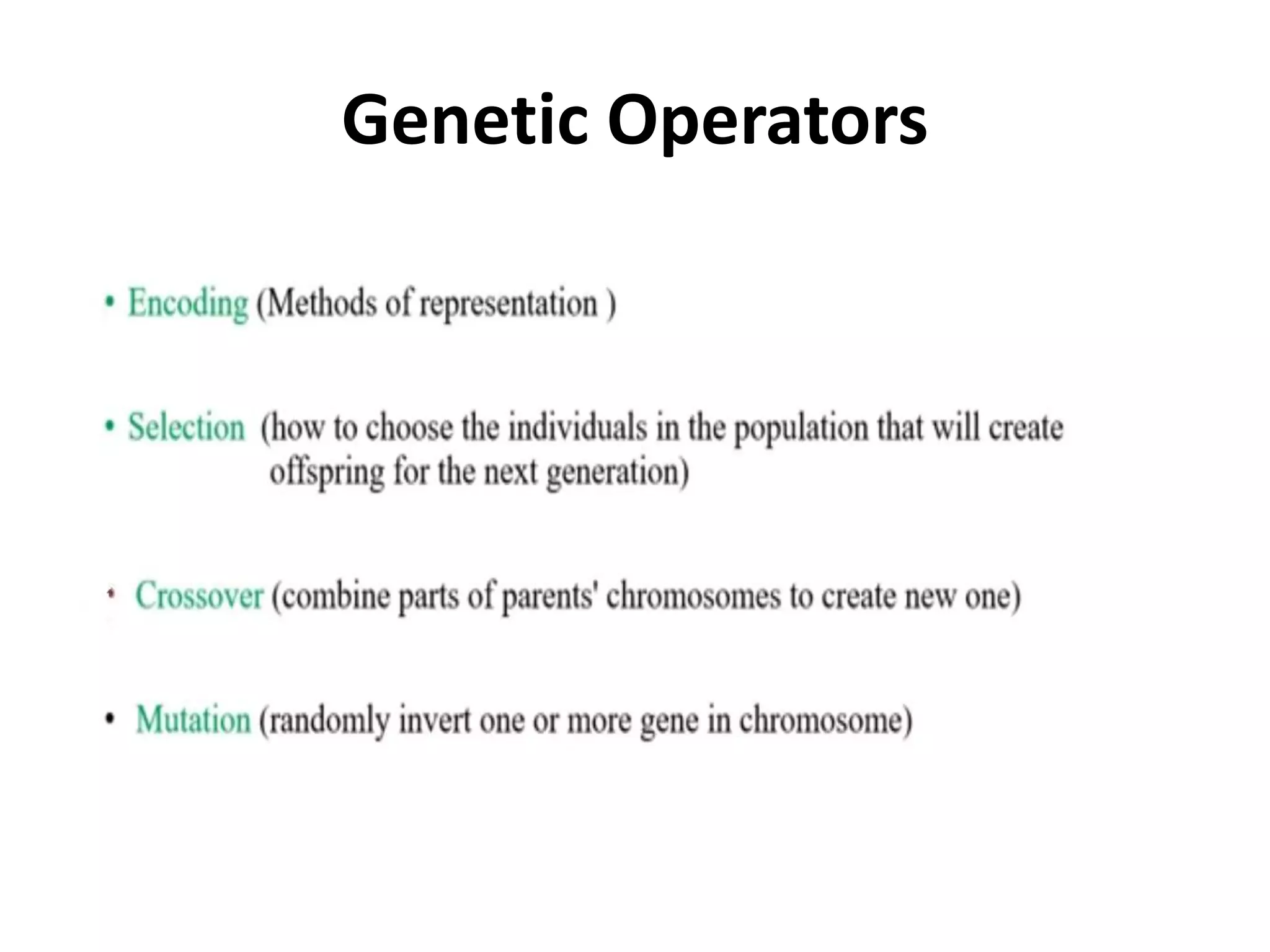 Introduction to Genetic Algorithm | PPT