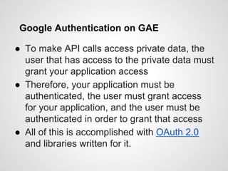 Introduction to Google App Engine | PDF | Web Development | Internet