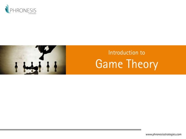 Intro to game theory | PPT