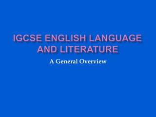 Introduction to IGCSE English Language and Literature 2016 (Cambridge ...