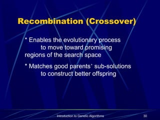 Introduction to Genetic algorithms | PPT