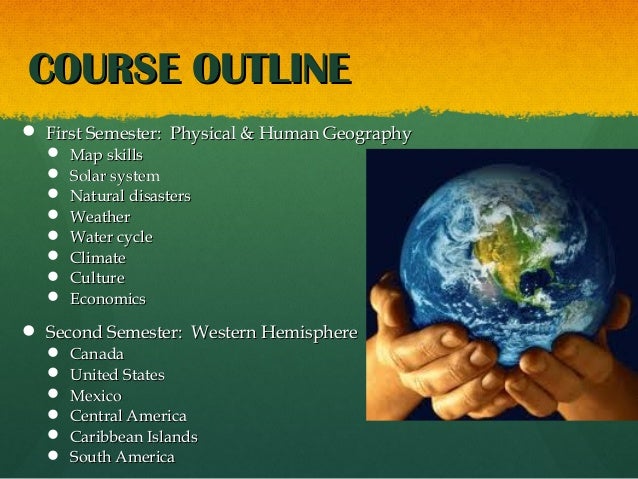 Intro to Geography Class