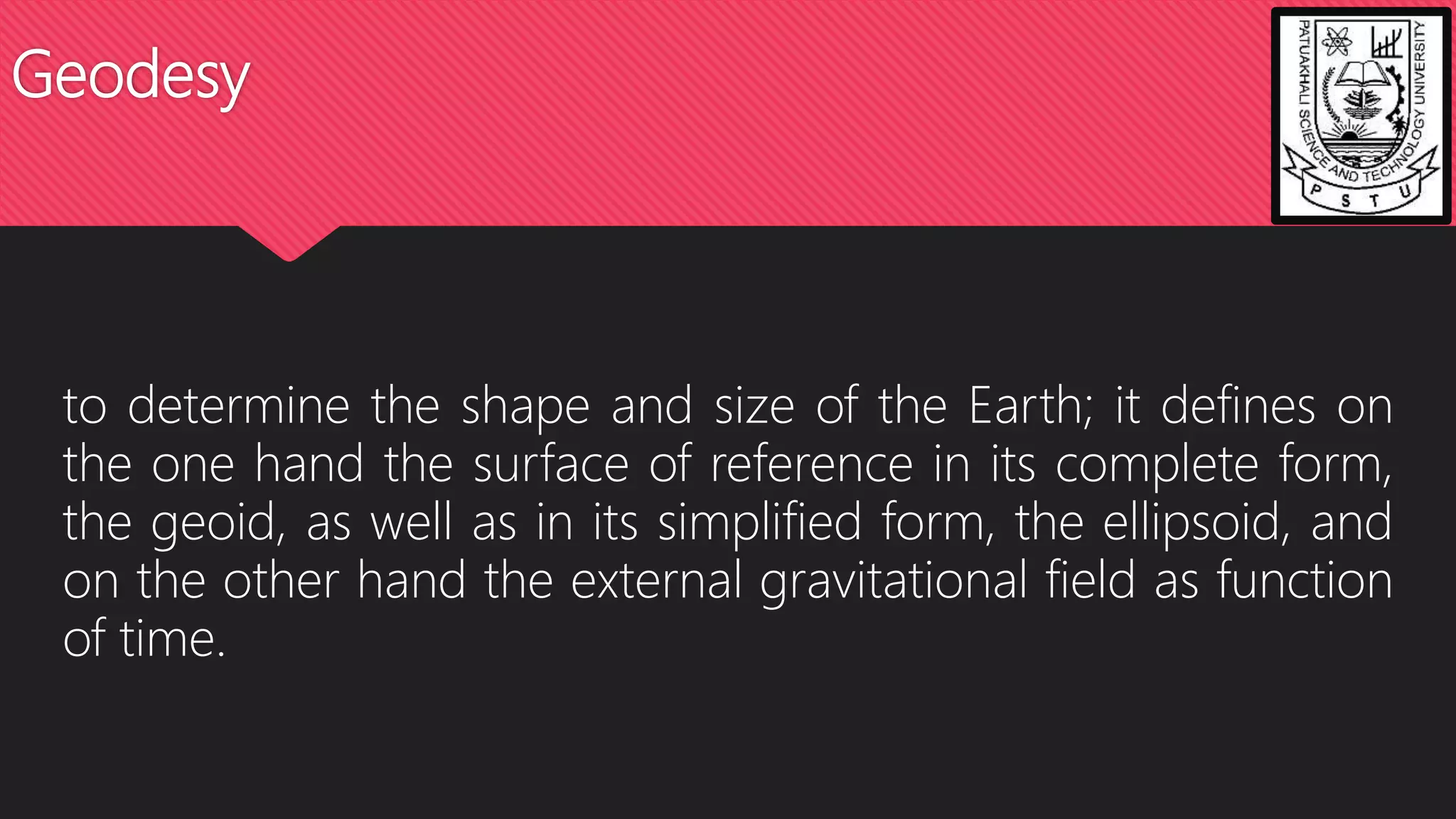 Introduction to geomatics | PPTX
