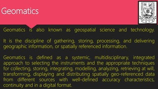Introduction to geomatics | PPTX