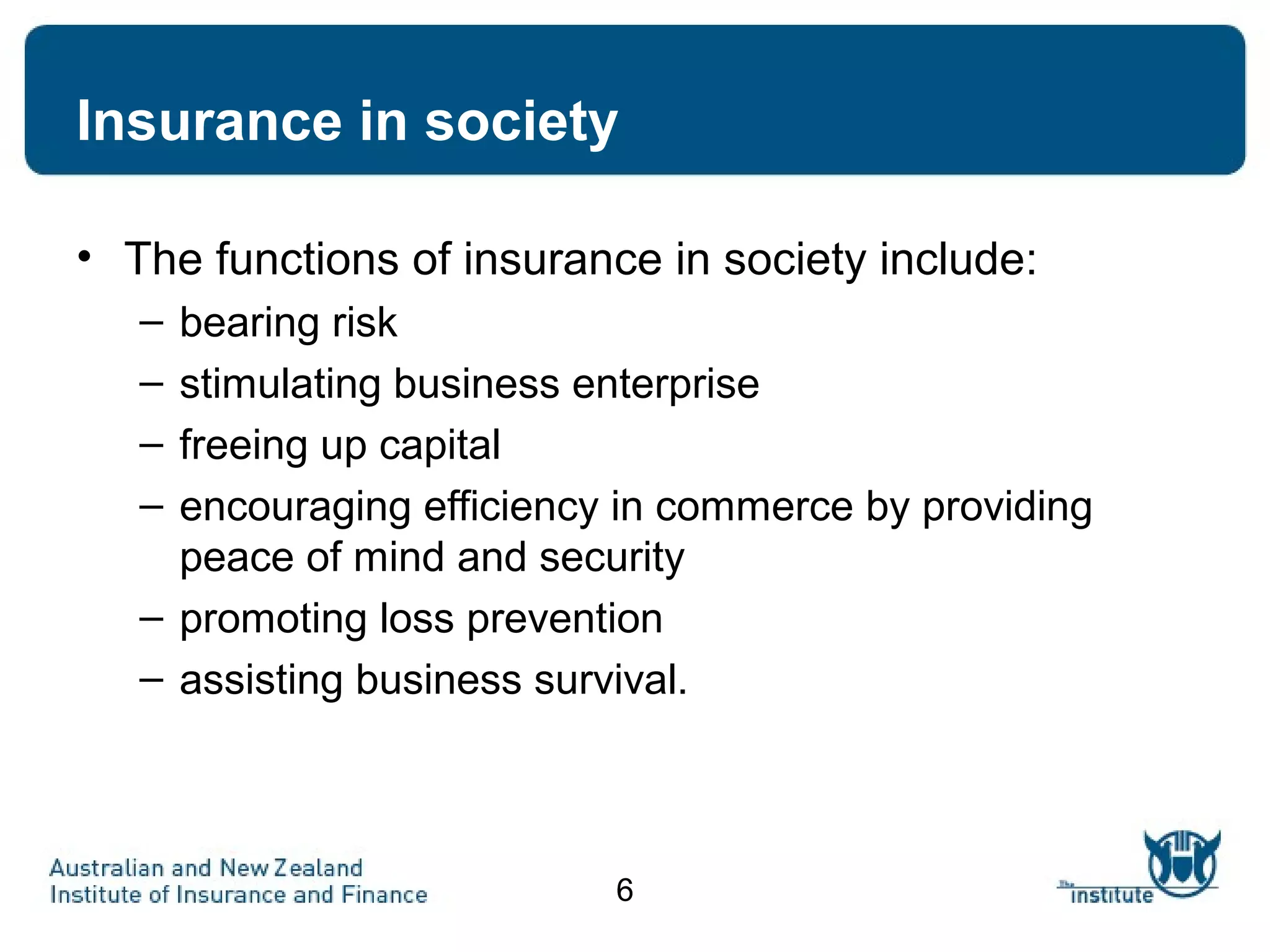 Introduction to General Insurance | PPT