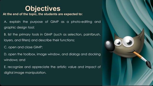 Intro_to_GIMP (An overview of GIMP) (GNU | PPT