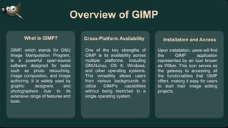 Intro_to_GIMP (An overview of GIMP) (GNU | PPT