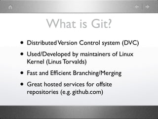 Intro to git | PPT