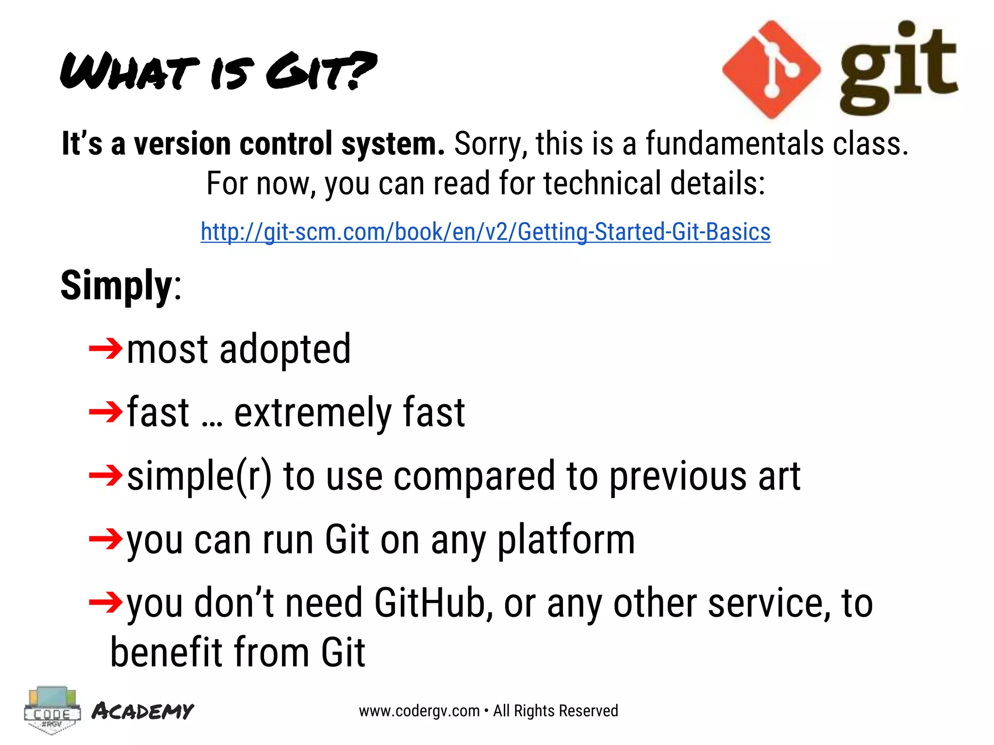 Intro. to Git and Github | PPT