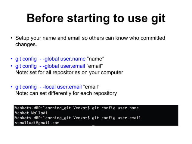 Intro to git and git hub | PPTX | Web Development | Internet