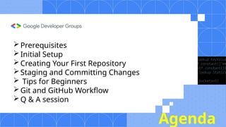 Introduction to Git and GitHub By GDG on Campus Kaba University | PPT