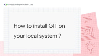 Intro to Git & GitHub | PPT