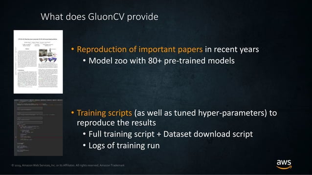 Introduction to GluonCV | PPTX | Computing | Technology & Computing