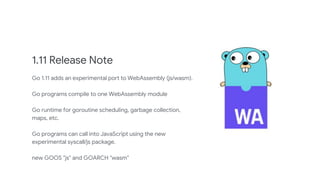 Intro to go web assembly | PPT