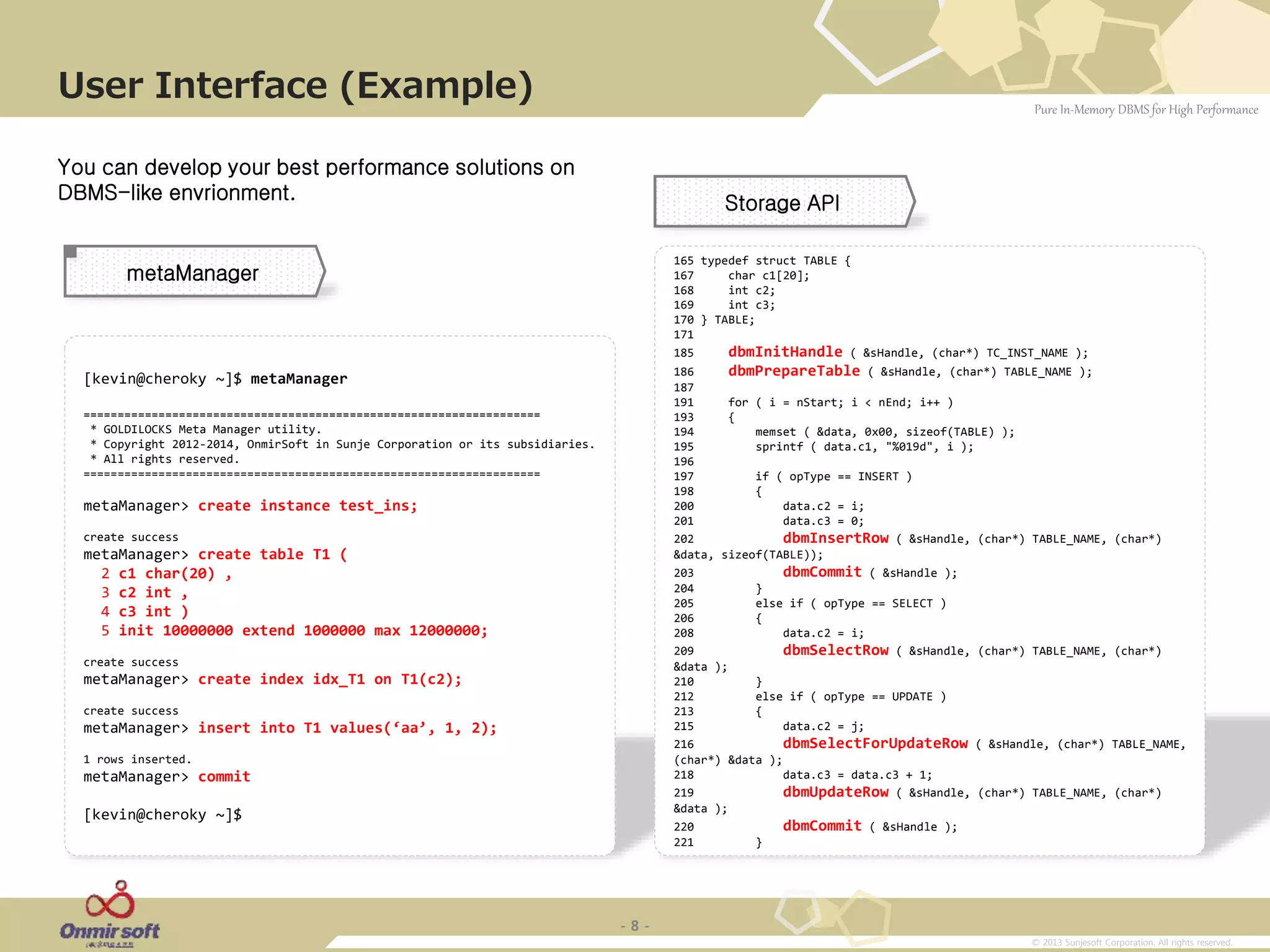 Intro to goldilocks inmemory db - low latency | PPT