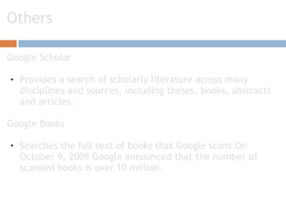 Intro To Google | PPT