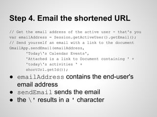 Intro to Google Apps Script | PDF | Internet | Computing