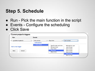 Intro to Google Apps Script | PPT