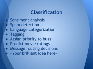 Intro to Google Prediction API | PDF