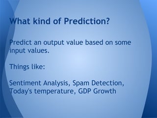 Intro to Google Prediction API | PDF