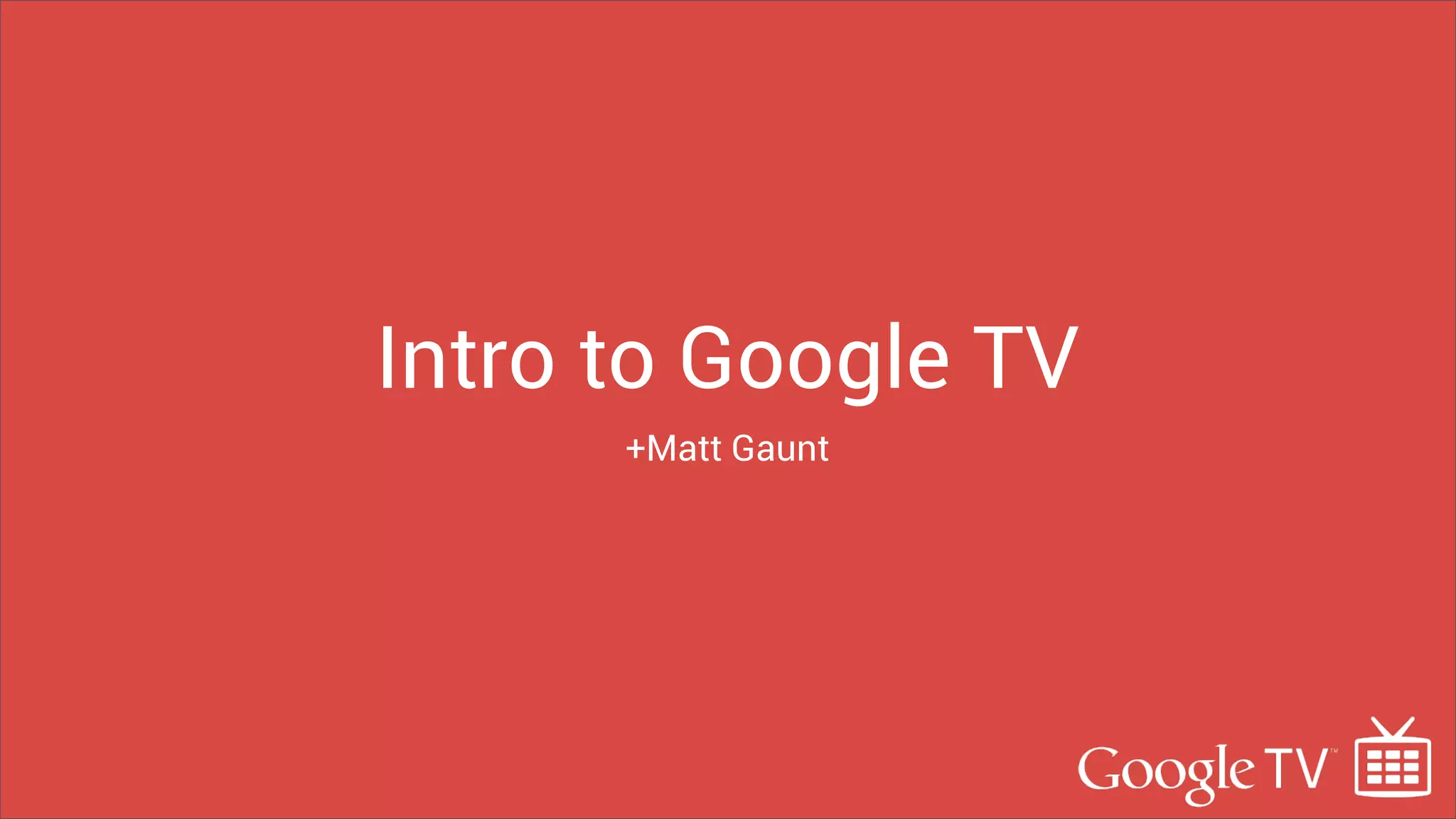 Intro to Google TV | PDF