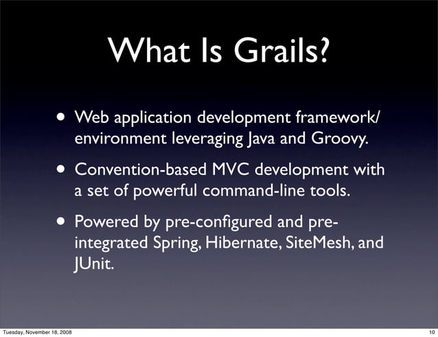 Intro To Grails | PDF