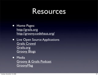 Intro To Grails | PDF