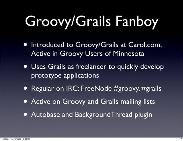 Intro To Grails | PDF