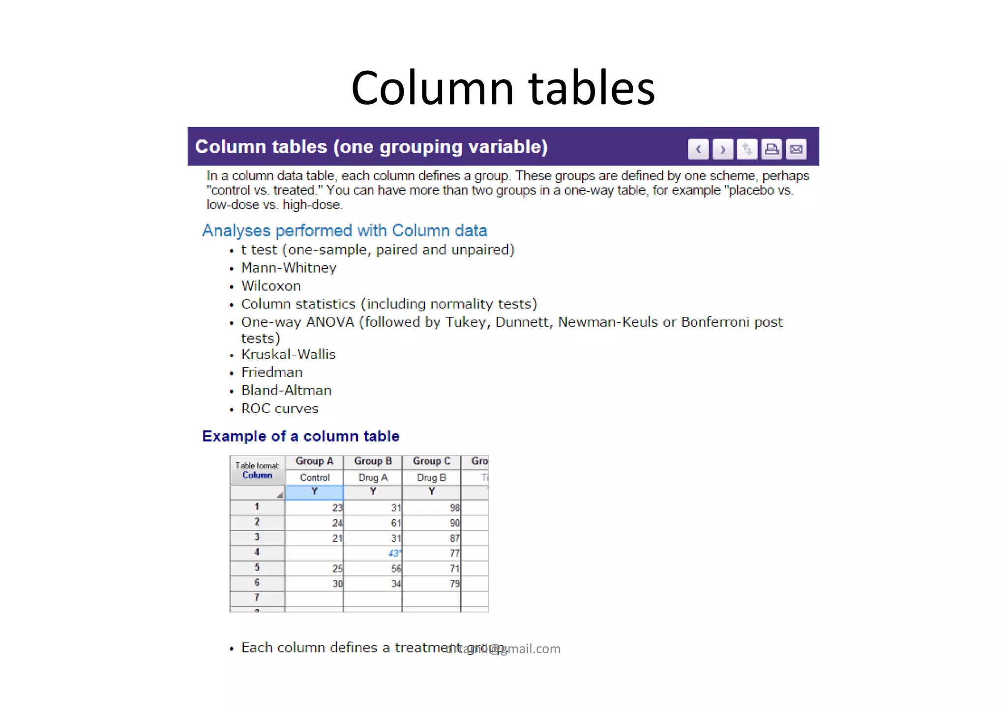 Introduction to Statistical Analysis Using Graphpad Prism 6 | PDF