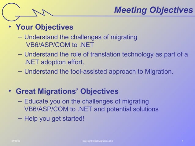 Intro To Great Migrations Technology | PPT Intro To Great Migrations Technology | PPT