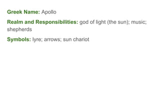 Intro to Greek Mythology.pptx | Free Download