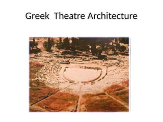 Introduction to Greek theatre conventions | PPTX