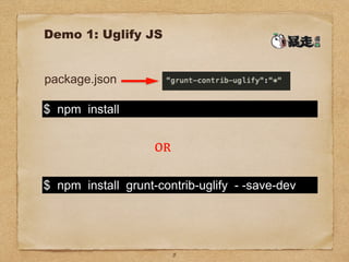 Intro to grunt | PDF | Web Development | Internet