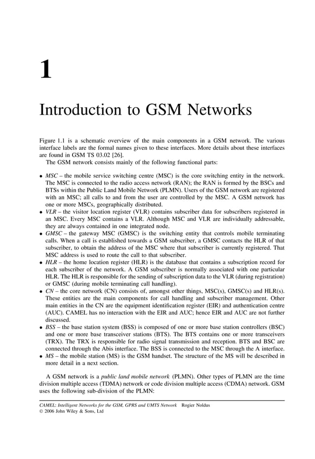 Intro to GSM | PDF