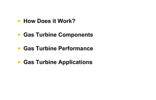 How Gas Turbines Work | PPT