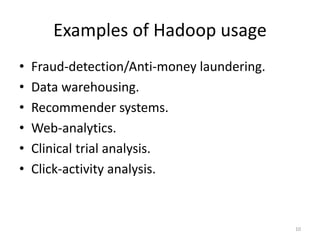 Introduction to hadoop | PPT