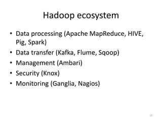 Introduction to hadoop | PPT