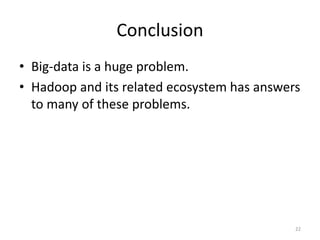 Introduction to hadoop | PPT