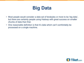 Intro to Hadoop and MapReduce | PPT