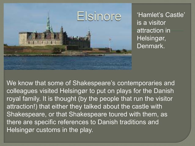 Introduction to Hamlet, with exercises on Act One Scenes One and Two | PPT