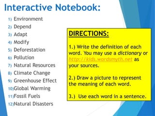 HEI Vocabulary Words | PPTX