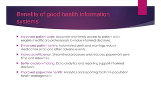 INTRODUCTION TO HEALTH INFORMATION SYSTEMS BY DOCTOR JAMIL CHIKAKUDA | PPT